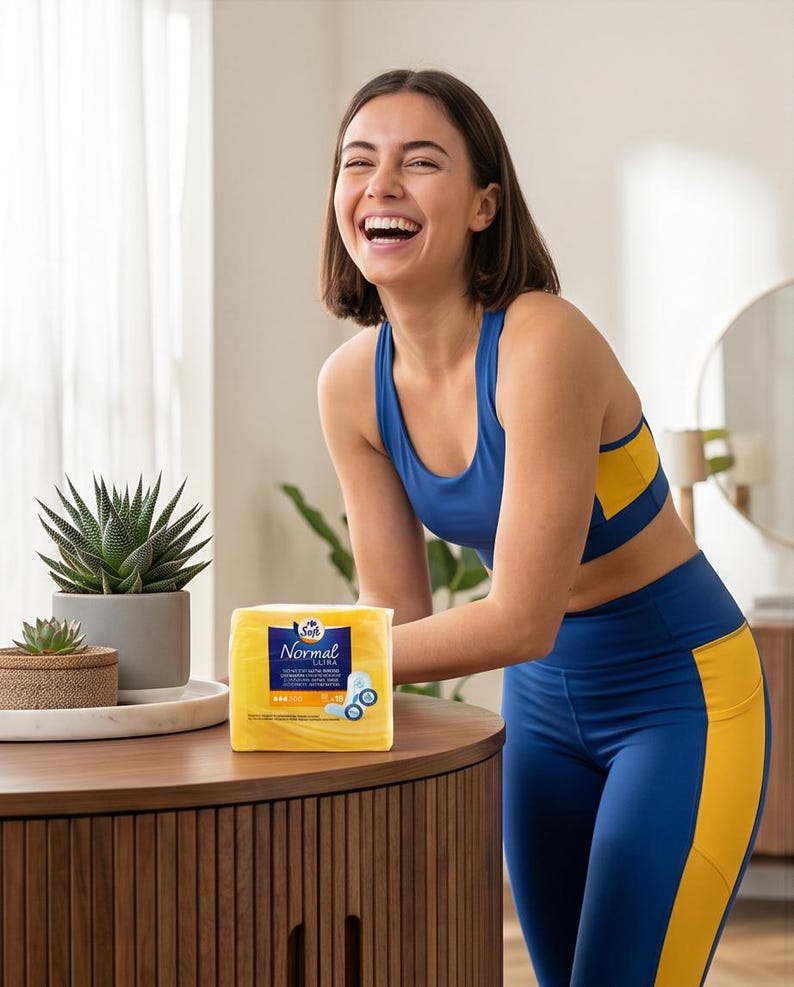 Serviette Hygiènique Jetable Sans Aillettes Ultra Mince SOFT CARREFOUR ...