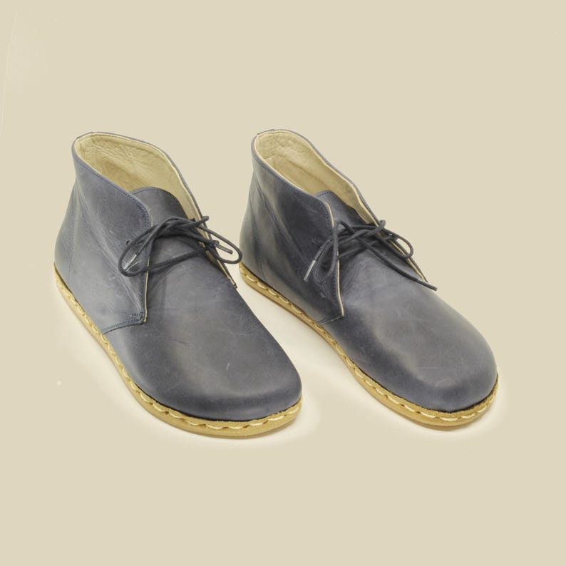Men's Barefoot Chukka Boots for Grounding & Earthing – Matte Brown ...