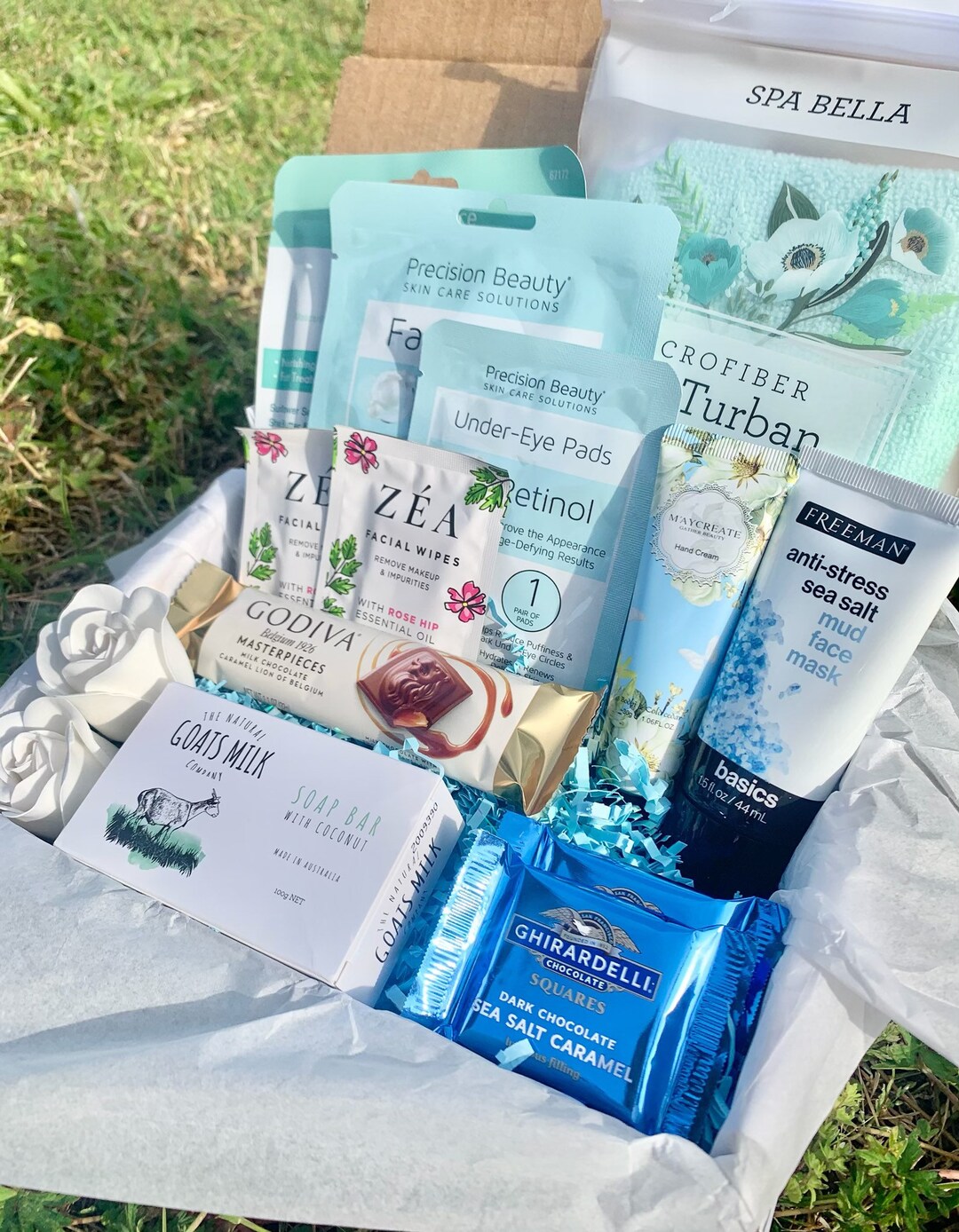 Blue Beauty Box / for Her / Women Birthday / Get Well / Thank You ...