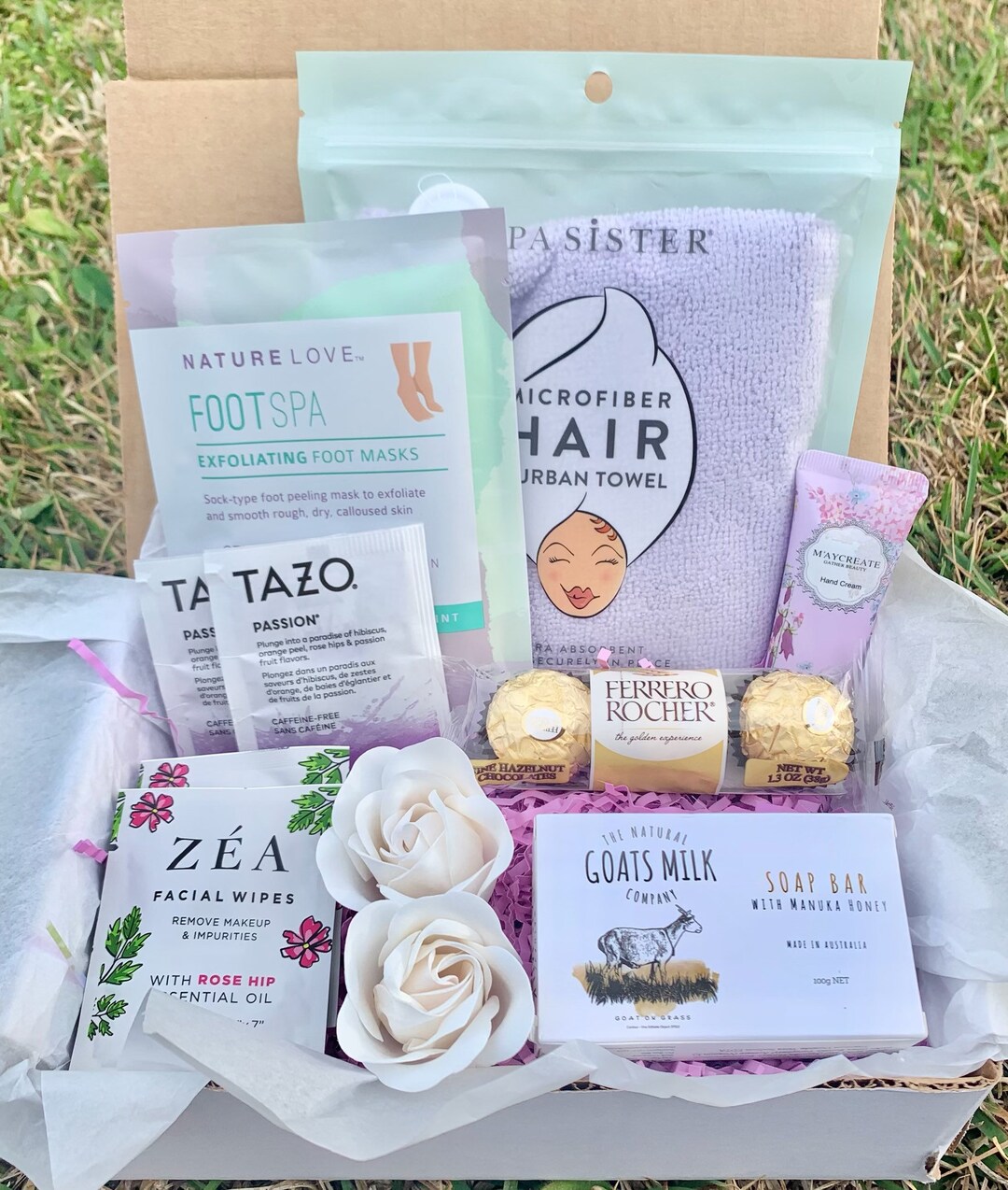 Light Purple Pamper Set / for Her / Women's Gift / Self Care Package ...