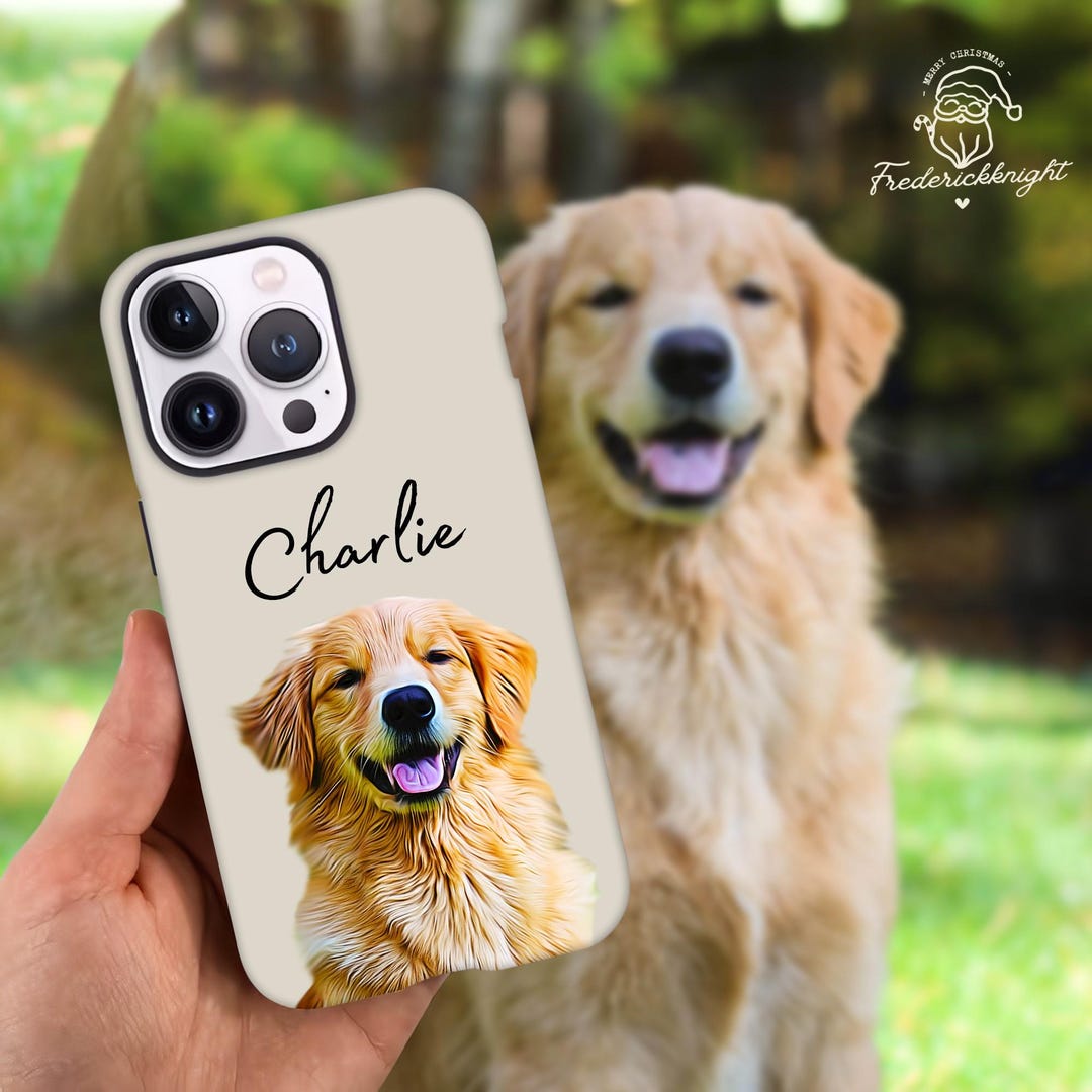 Custom Pet Phone Case Using Pet Photo + Name, Custom Dog Phone Case, Custom Cat Phone Case ...