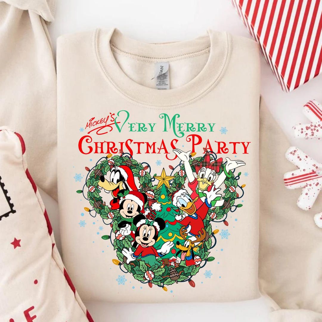 Mickey's Very Merry Christmas Party 2024 Png, Mickey and Friends ...