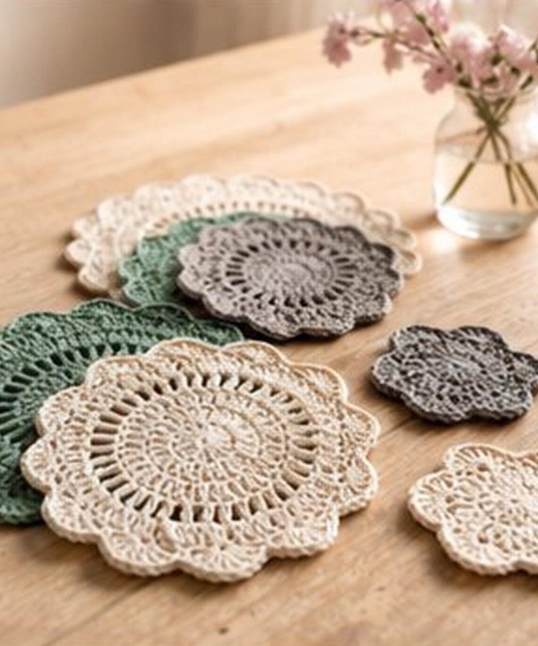 Crochet Pattern PDF & Video Sunflower Coaster, Placemat, Pot Protector ...