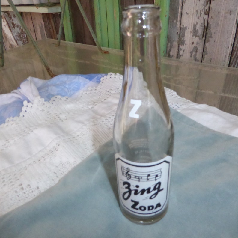 Rare Vintage Zing Zoda Bottle 7 OZ Kay-b Company Millstadt - Etsy