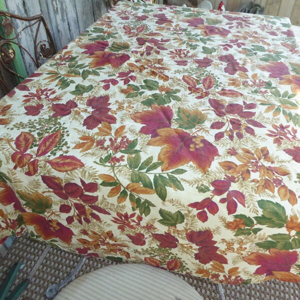 Fall Tablecloth - Etsy