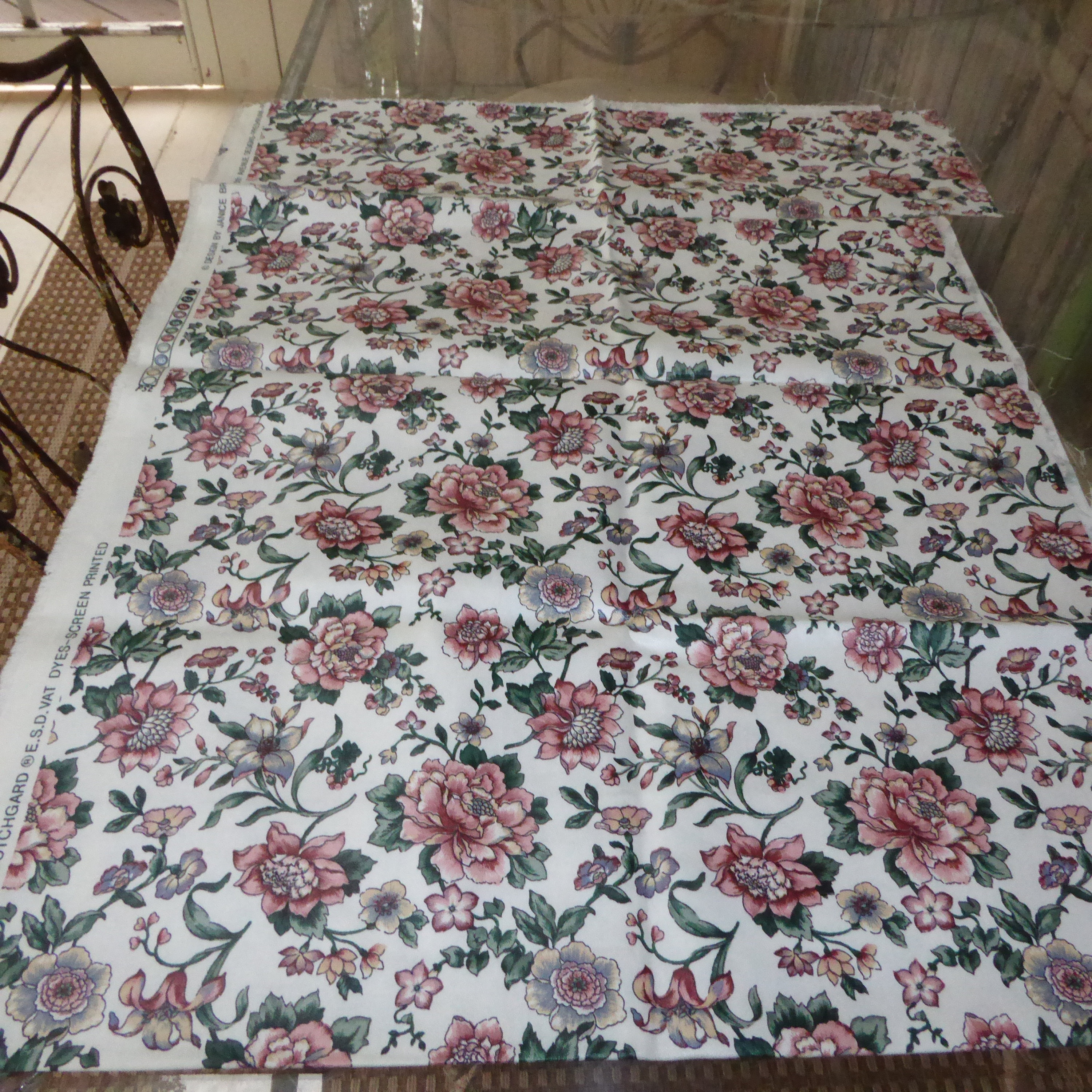 Pink Vintage Fabric - Etsy