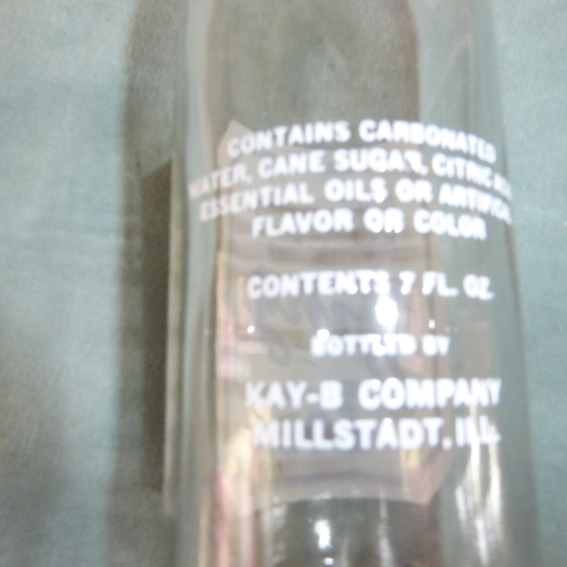 Rare Vintage Zing Zoda Bottle 7 OZ Kay-b Company Millstadt - Etsy