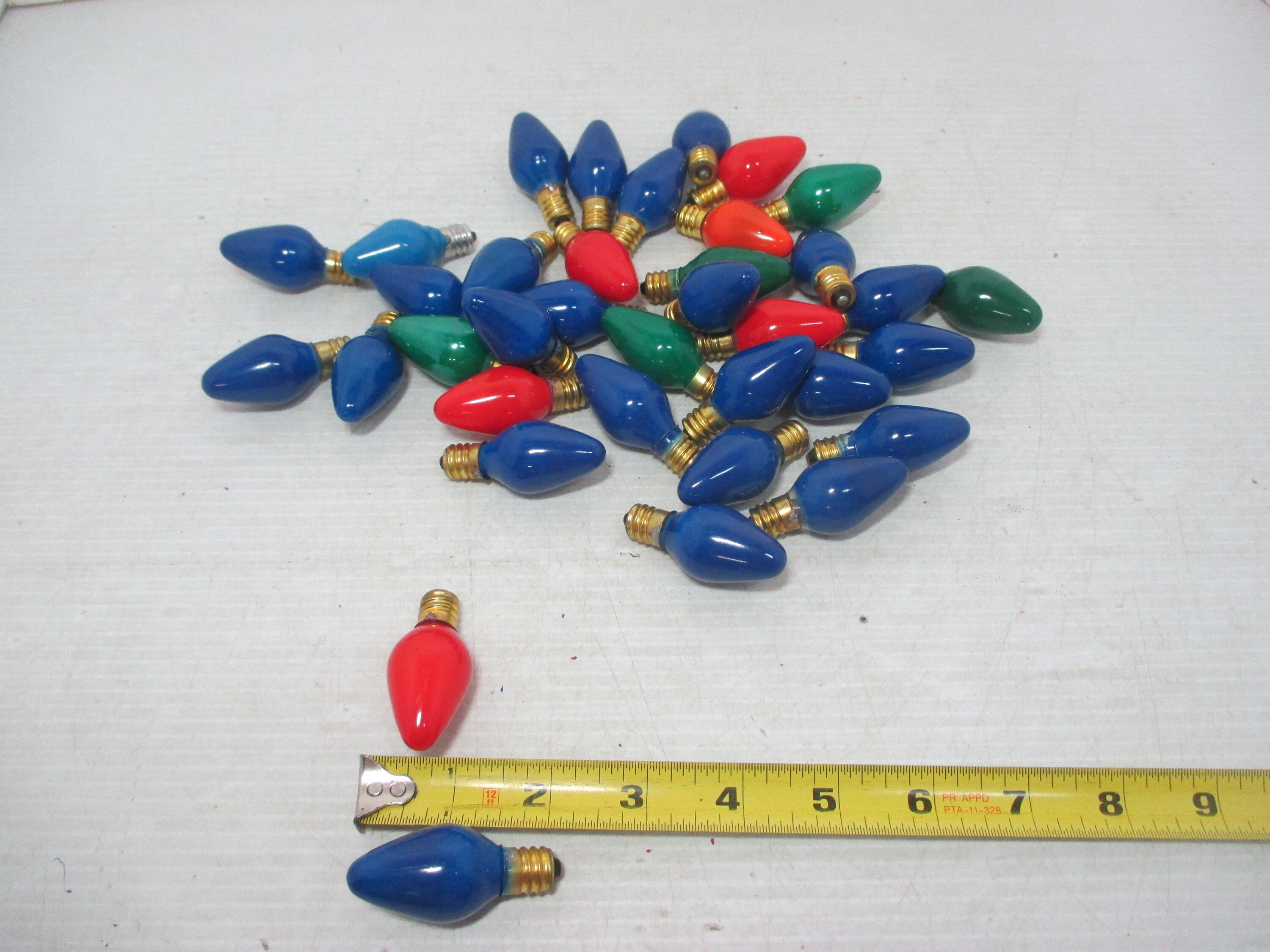 Vintage Christmas Light Strings Strands Red & Green Wire and GEM ...