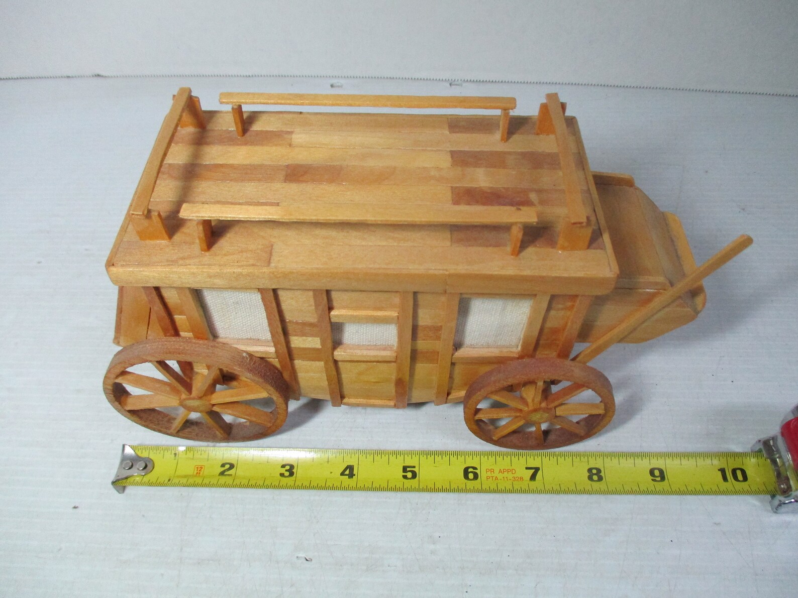 Folk Tramp Prison Art Old Western Stage Coach - Popsicle Sticks - Etsy