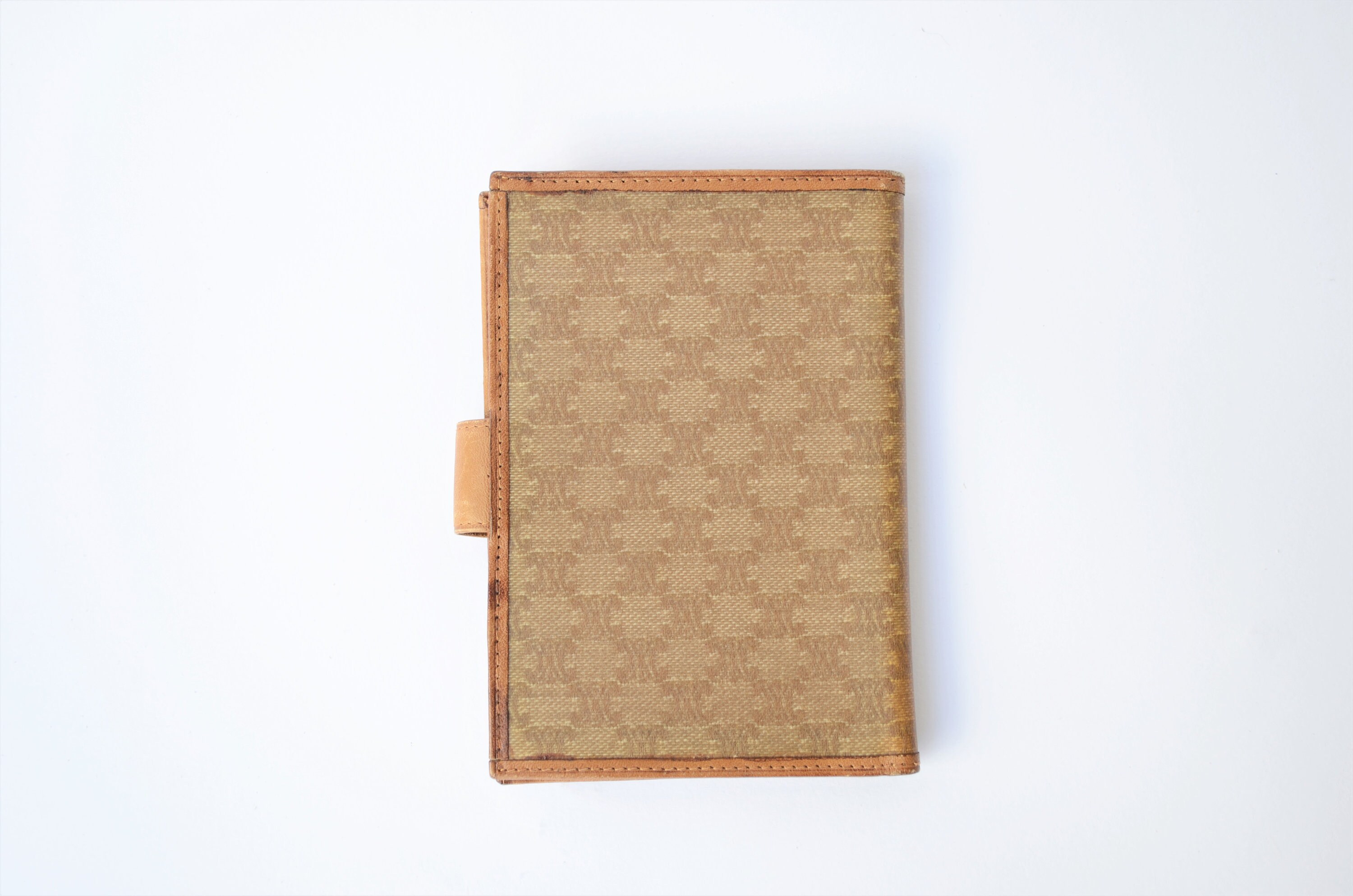 CELINE Vintage Leather Notebook Monogram Logo - Etsy