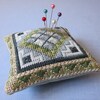 2 Canvas Work Embroidery Patterns for Pincushions, Digital Embroidery ...