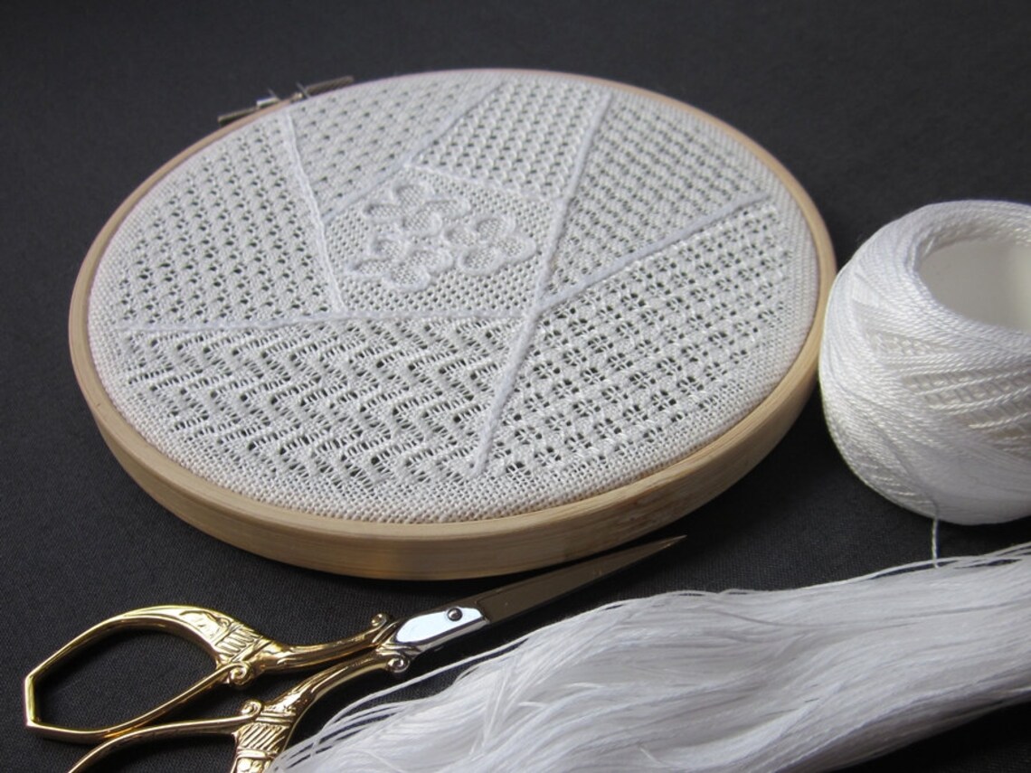 Pulled Thread Digital Embroidery Pattern Instant Digital - Etsy UK