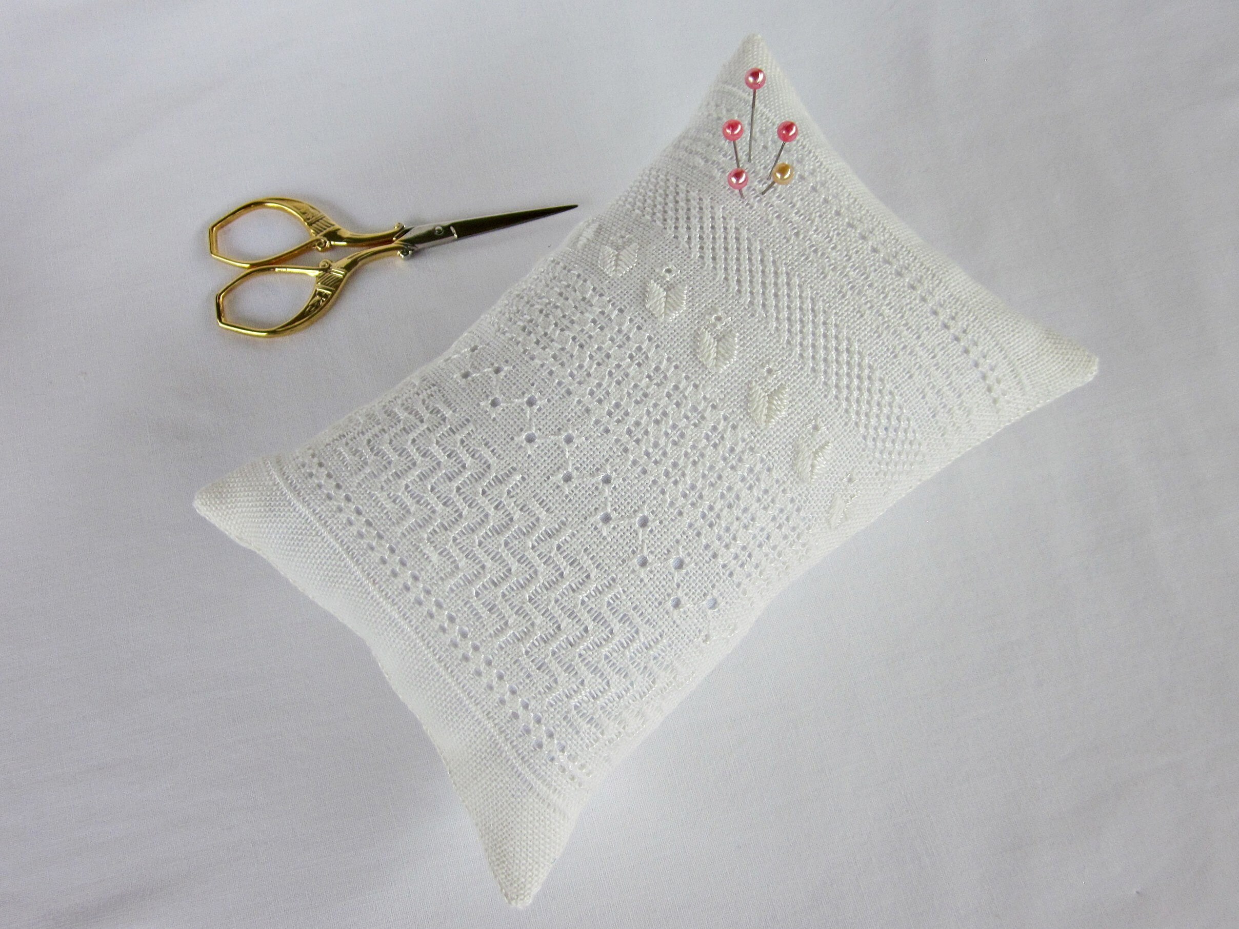 Daisy Band Sampler, A Pulled Thread Pincushion Pattern, Digital ...