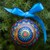 Christmas Baubles, Blue Christmas Ornaments, Hand Painted Decorations ...