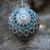 Christmas Baubles, Blue Christmas Ornaments, Hand Painted Decorations ...