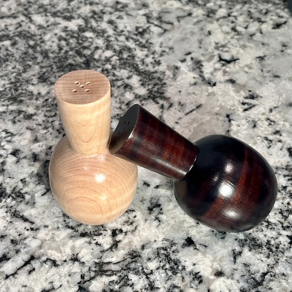 Wooden Salt Shaker - Etsy