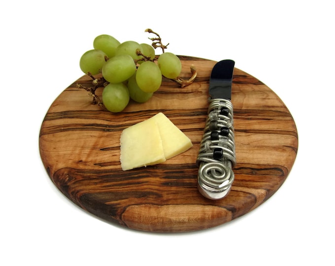 Round Maple Cutting Board Maple Wood Cutting Board Rustic | Etsy