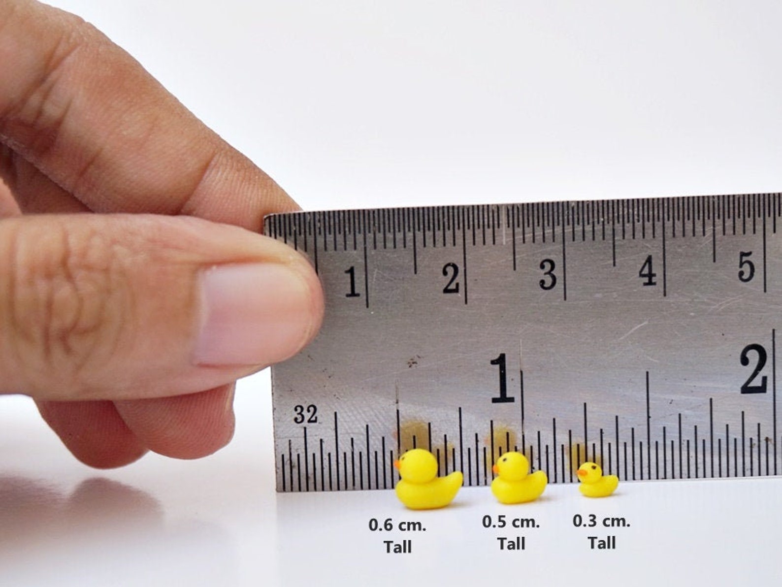 Handmade 0.3 Cm Polymer Clay Miniature Duck for Terrarium | Etsy