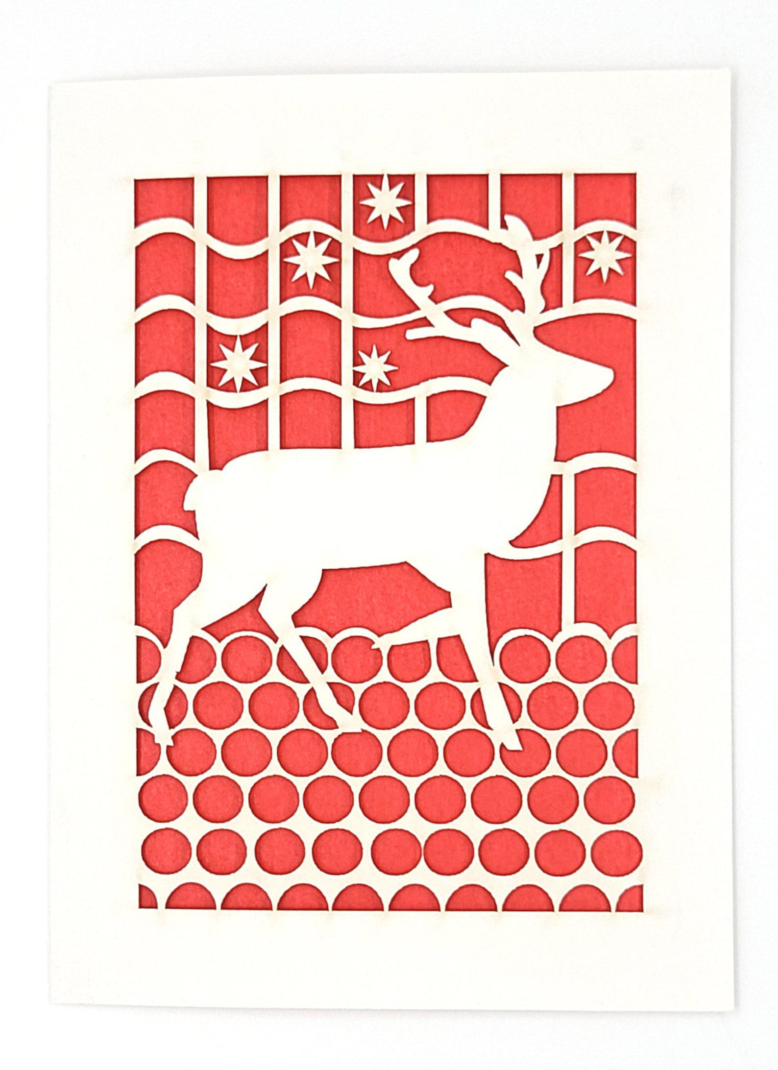 Loteria Reindeer in Spanish, Laser Cut, a Great Christmas Card, a ...