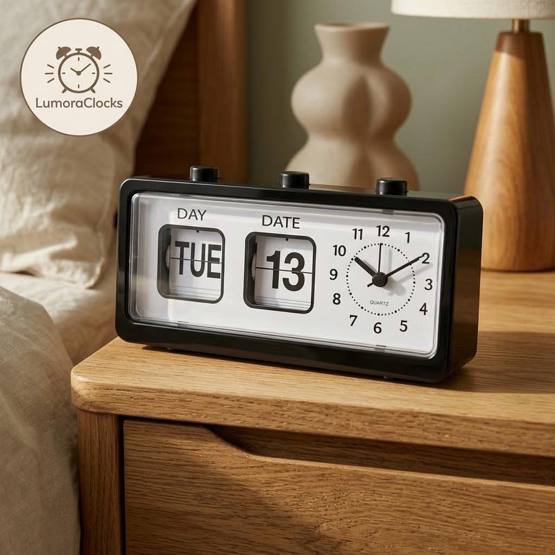 Retro Calendar Clocks - Etsy