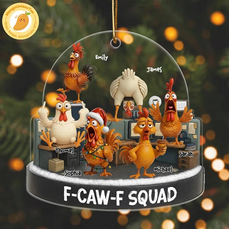 F Caw F Squad Ornament - Etsy