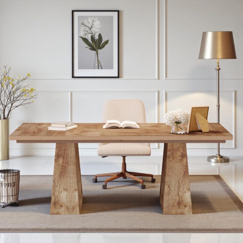 63" Modern Executive Office Desk - Etsy UK