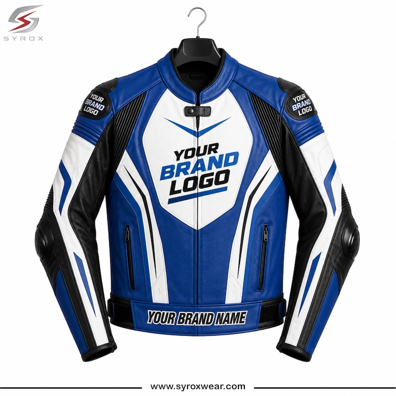 Custom Leather Motorcycle Racing Jacket | Personalized Biker Apparel ...