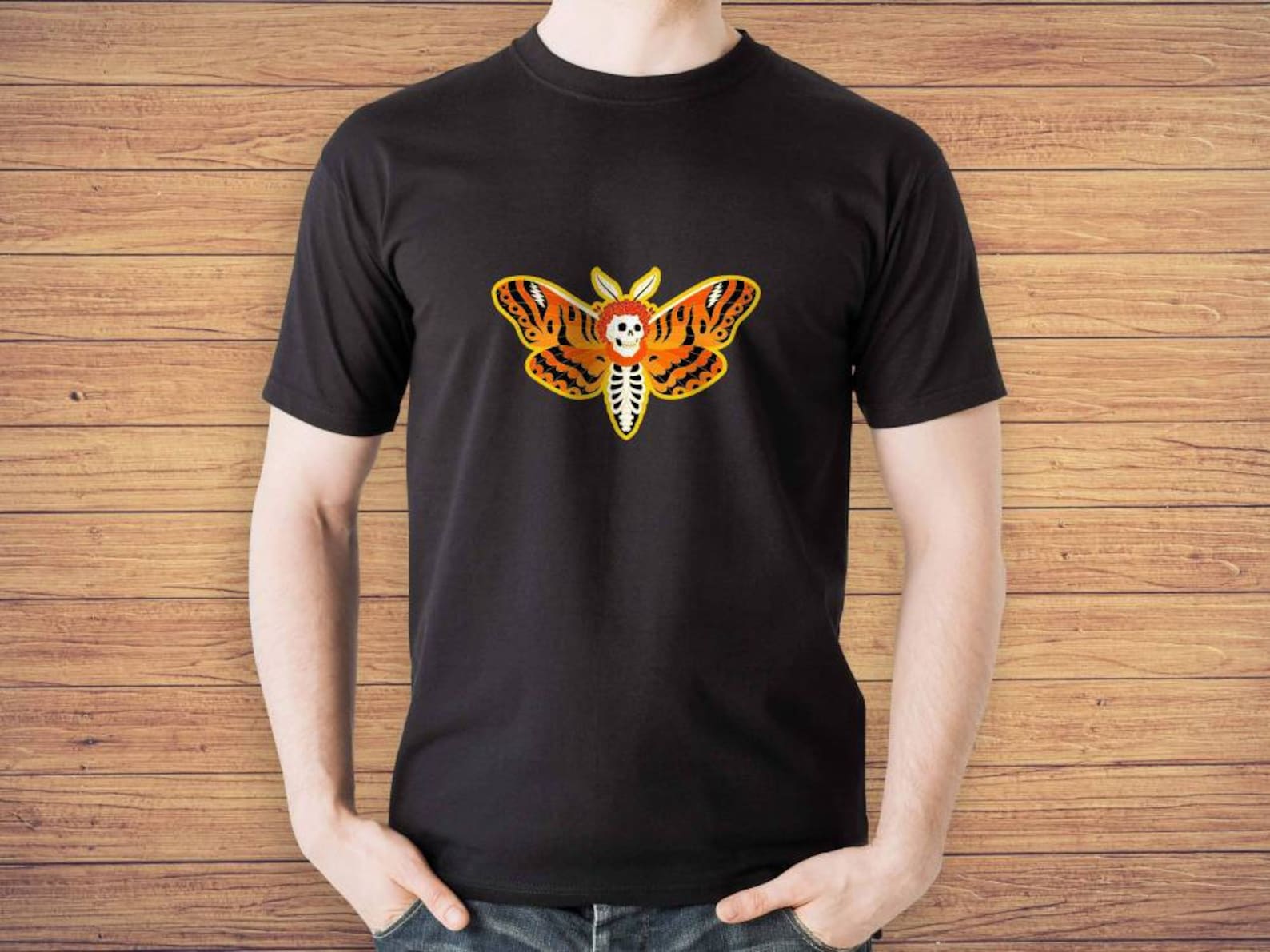 Death Head Moth T-shirt / Unisex - Etsy