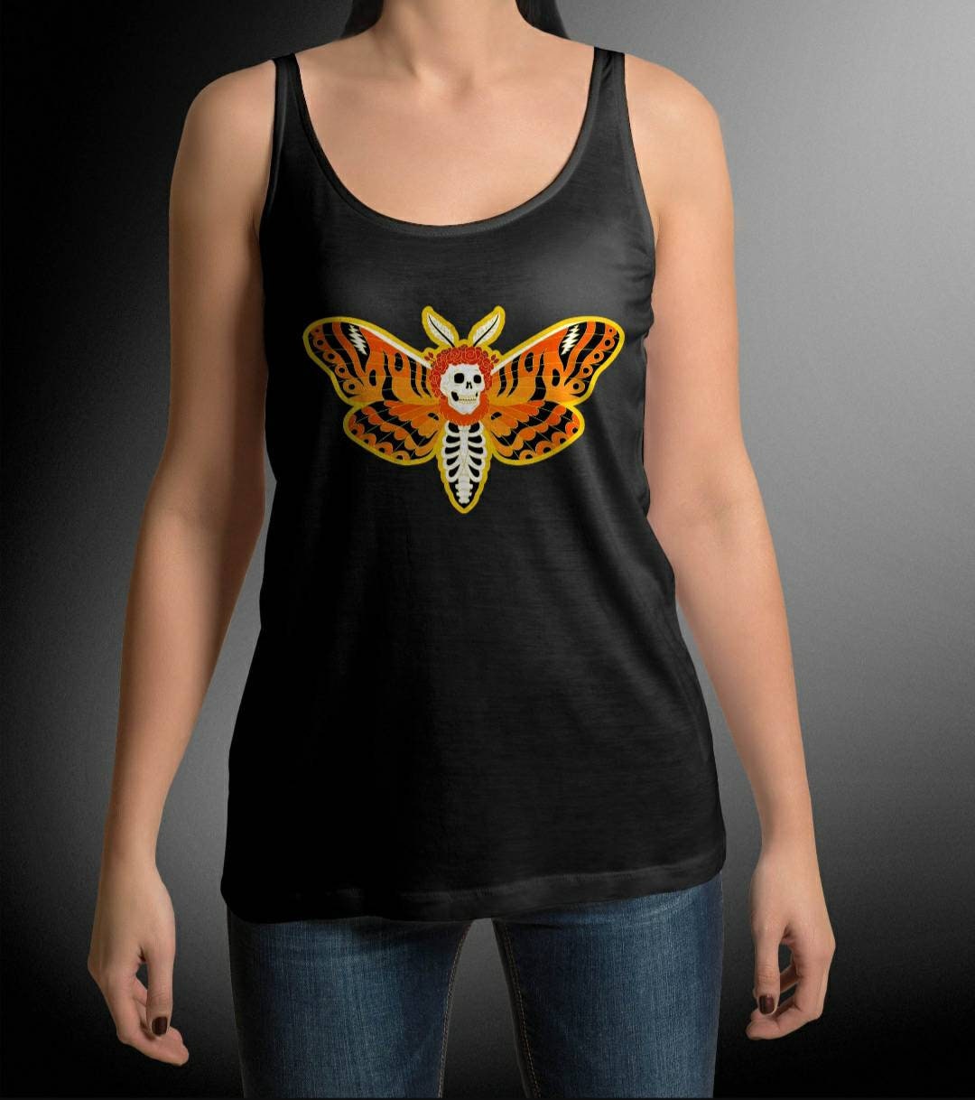 Death Head Moth Tank - Etsy