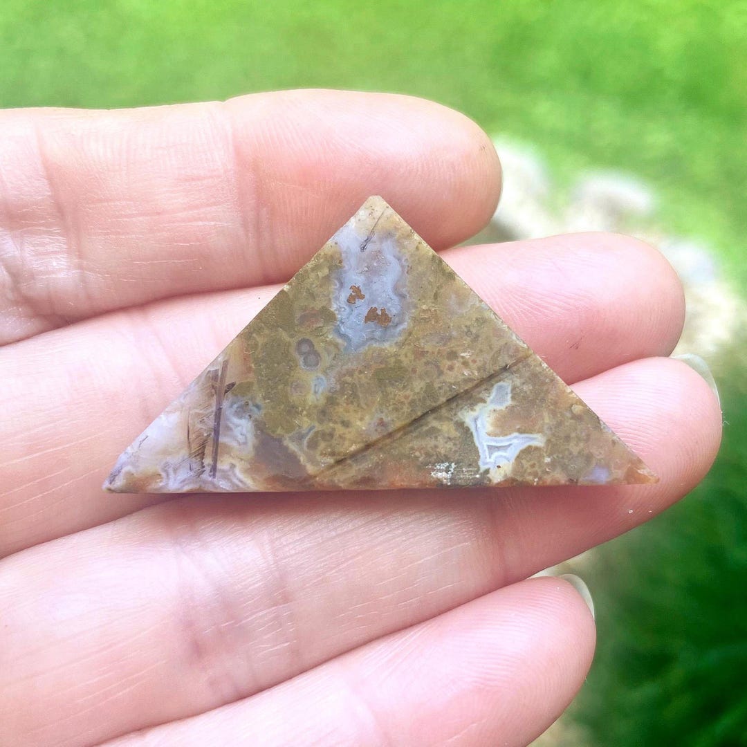 Kentucky Agate Triangle or Triangular Preform Cabochon - Etsy