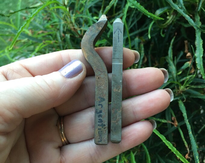 Argentium Silver Marking Stamp, 935 Argentium Silver Bent Shank and ...