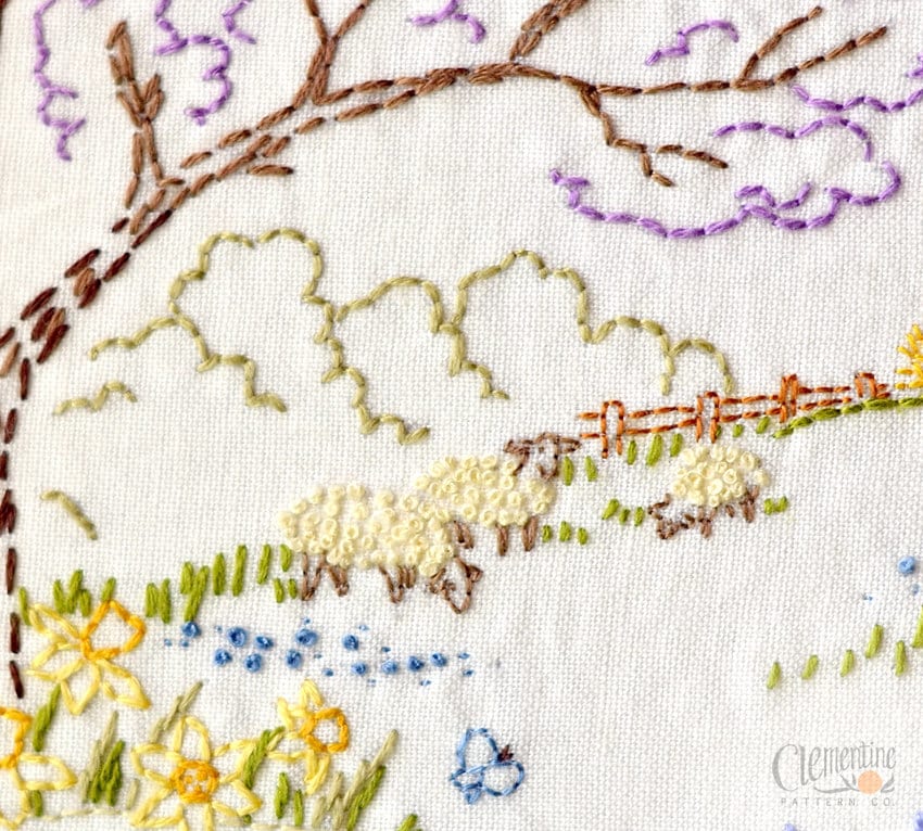 Praise God Spring 100% Cotton Embroidery Pattern - Etsy