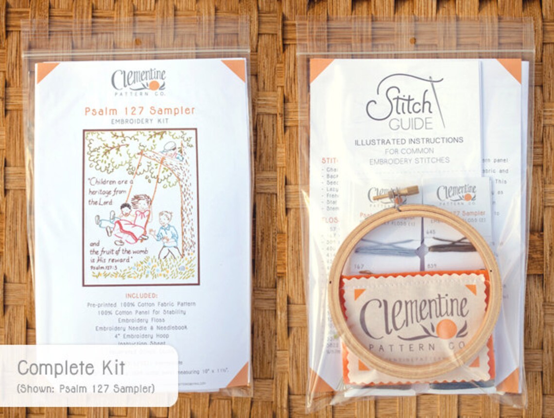 Praise God Spring Complete Embroidery KIT - Etsy