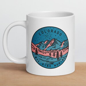 Colorado Mug With State Motto, Custom Rocky Mountain Coffee Cup - Etsy