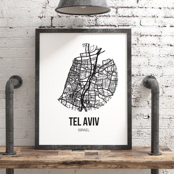 Tel Aviv Poster - Etsy