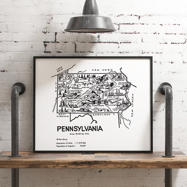 Pennsylvania Art - Etsy