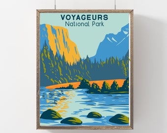 Voyageurs National Park Poster - Etsy