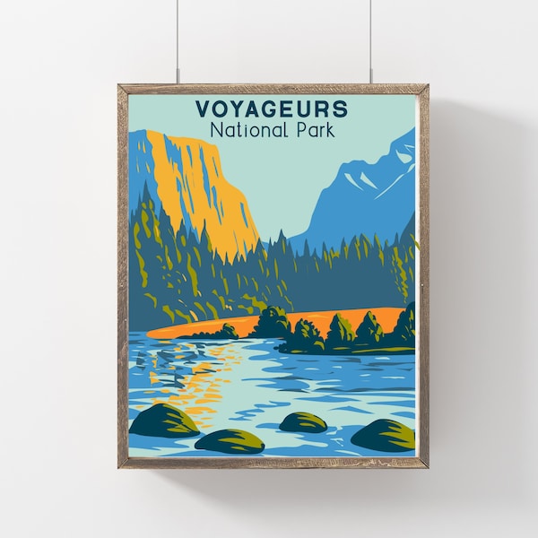 Voyageurs National Park Poster - Etsy