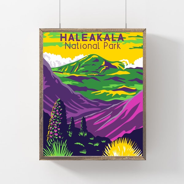Haleakalā National Park Poster - Etsy
