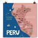 Peru Map Art Travel Poster, Nursery Wall Art Print - Etsy