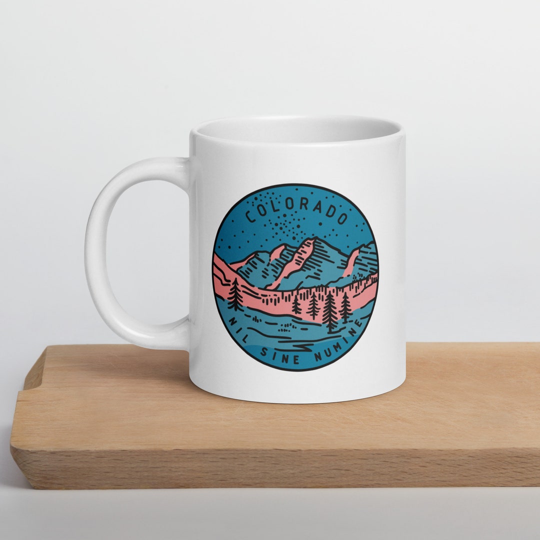 Colorado Mug With State Motto, Custom Rocky Mountain Coffee Cup ...