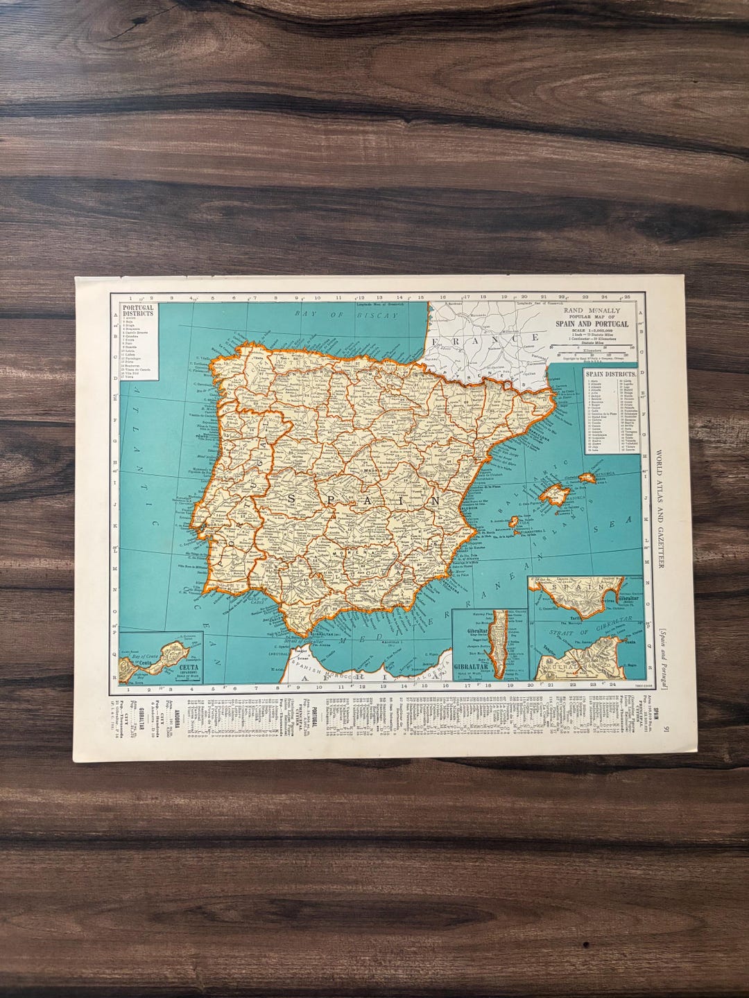 Schne Spanien Ksten Karte Bildnull