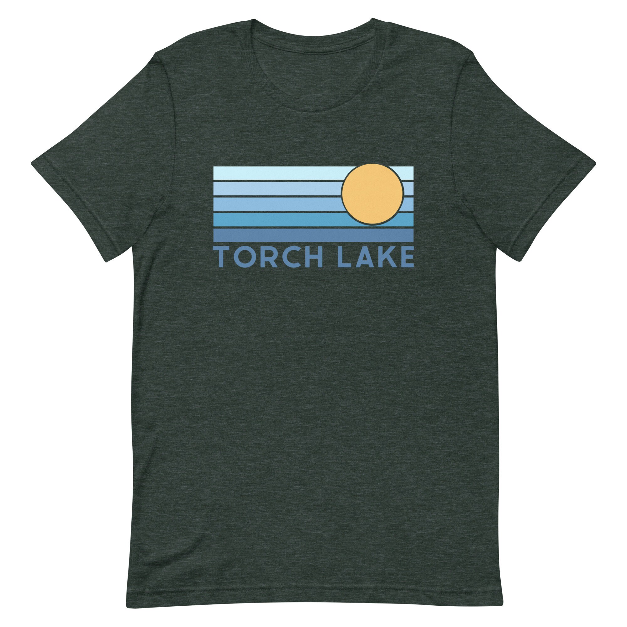 Lake Michigan Sunset Graphic Tee, Great Lakes Unisex Shirt - Etsy