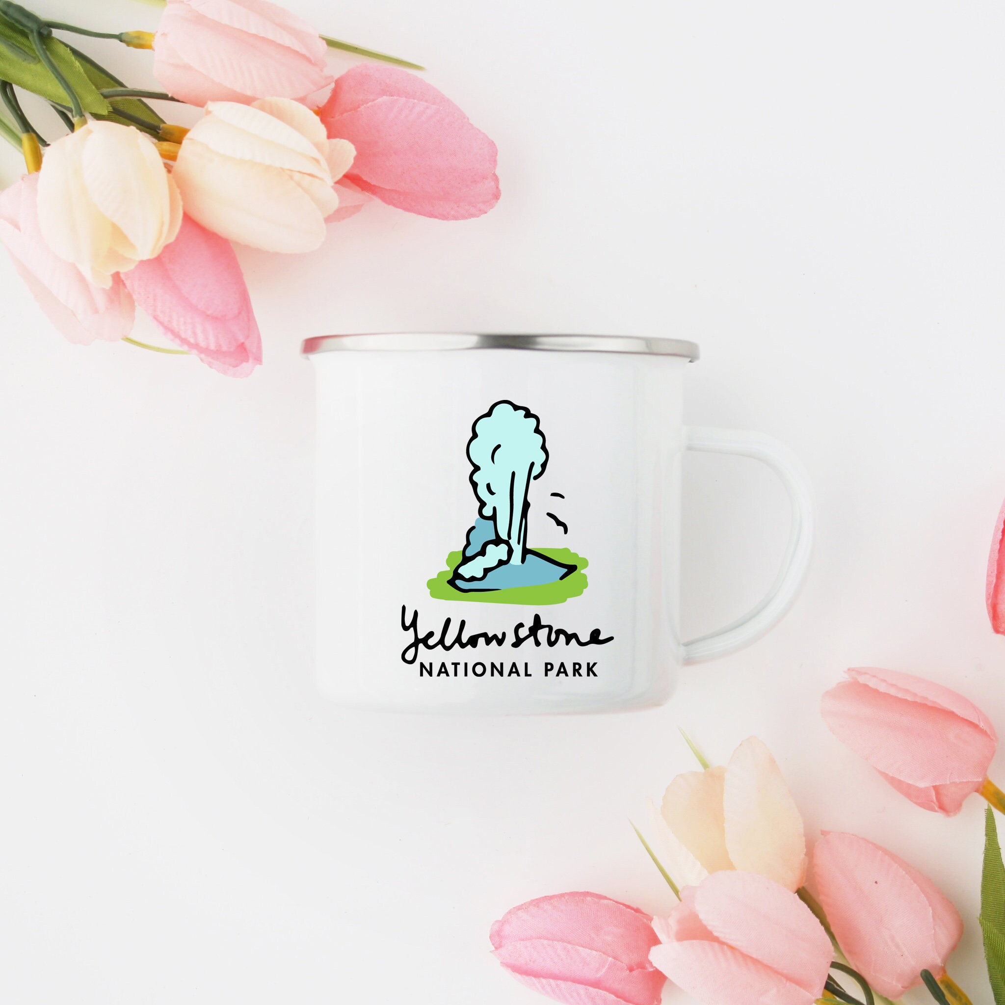 Yellowstone National Park Mug Camp Gift Coffee Cup With | Etsy
