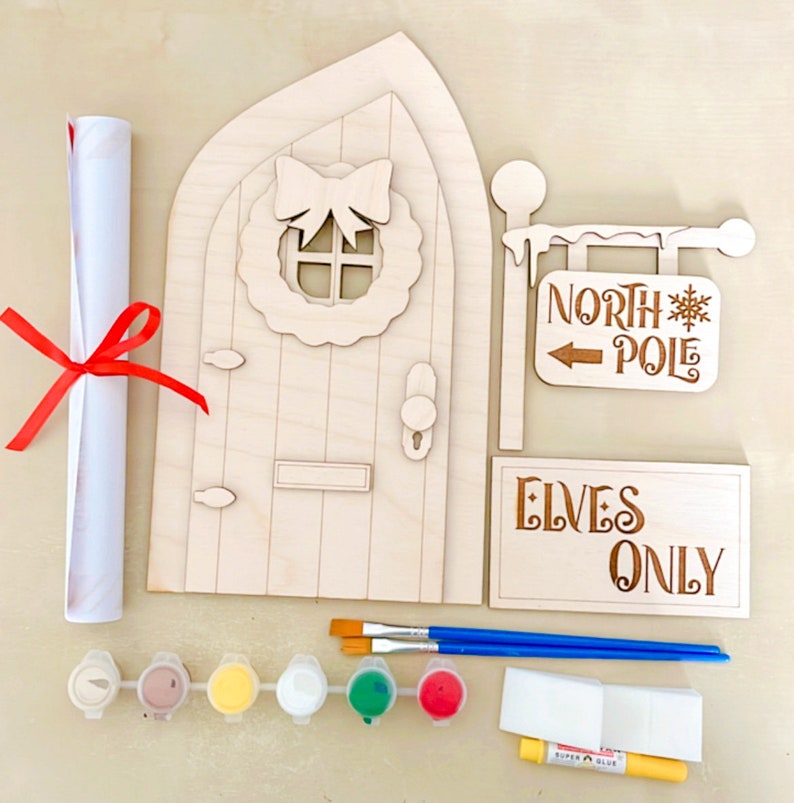 Magic Elf Door Paint Kit - Etsy