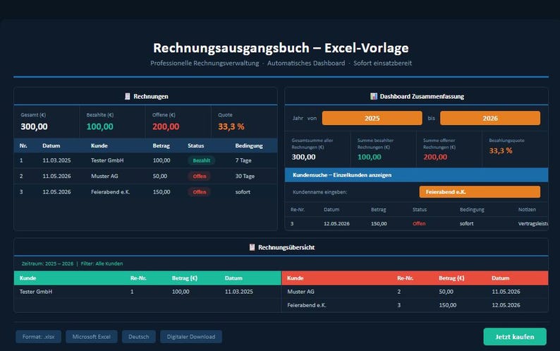 Modèle Excel de suivi des factures et des ventes | Indépendants et ...