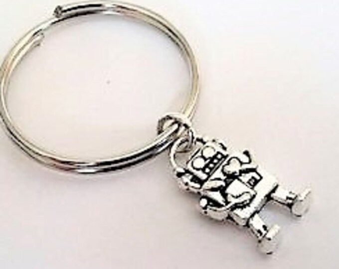 Recycled Robot Keychain - Etsy Canada