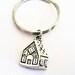 House Keychain, House Charm, Home Keychain, Personalized Keychain ...