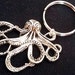 Octopus Keychain, Octopus Charm, Animal Keychain Friend Keychain ...