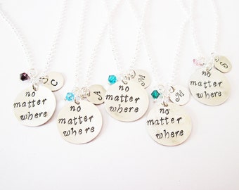 gift for best friends initial best friend necklaces set 2 | Etsy